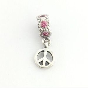 Pandora | Jewelry | Genuine Pandora Peace Sign Dangle Charm | Poshmark
